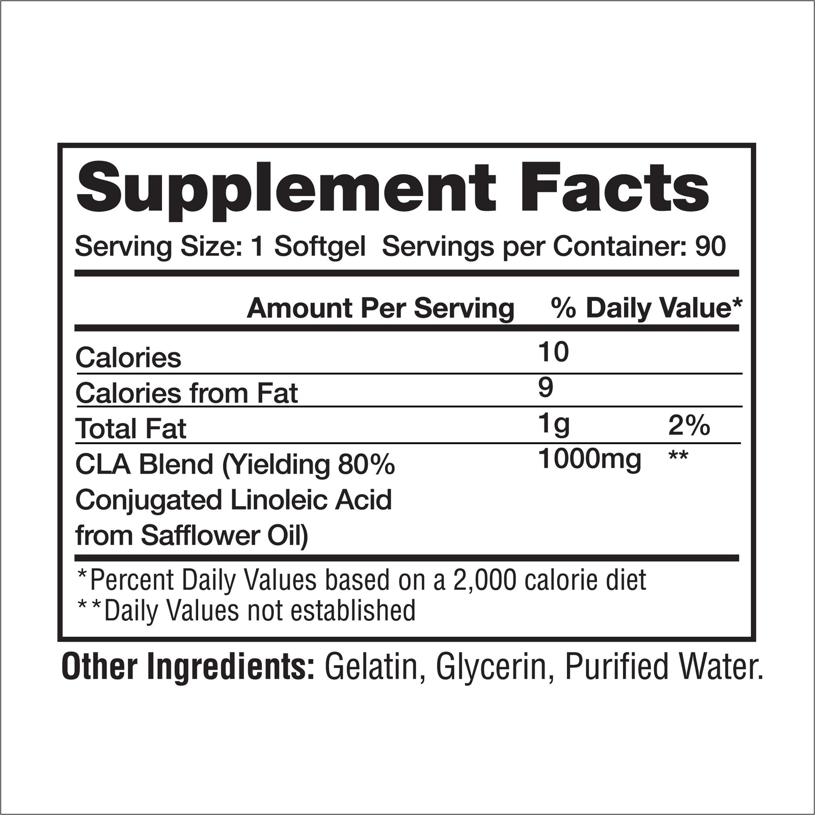 CLA | 1000mg Conjugated Linoleic Acid – Weight Loss – Gaspari Nutrition