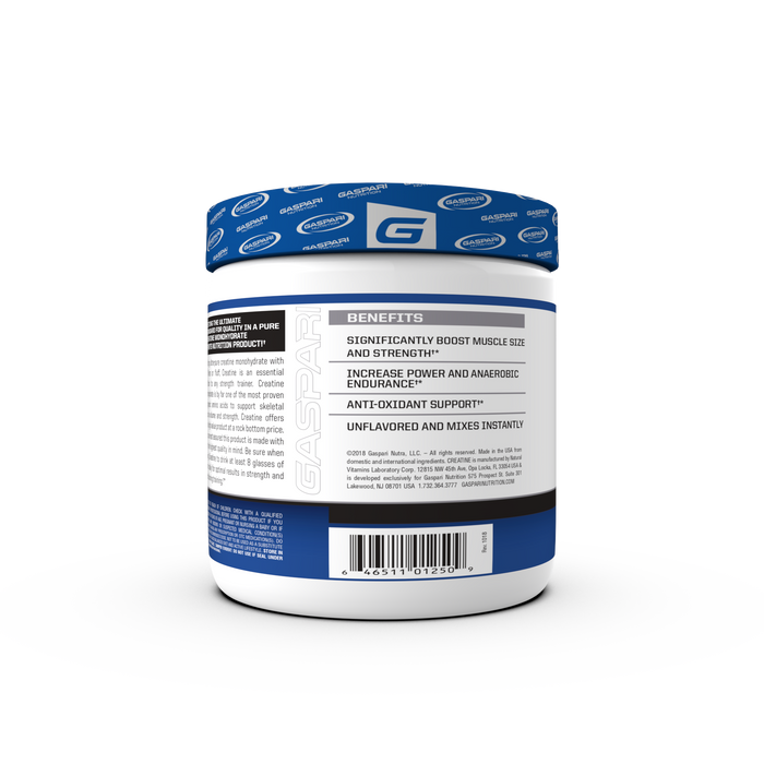 Pure Creatine Monohydrate | Muscle Size & Strength | Gaspari – Gaspari ...