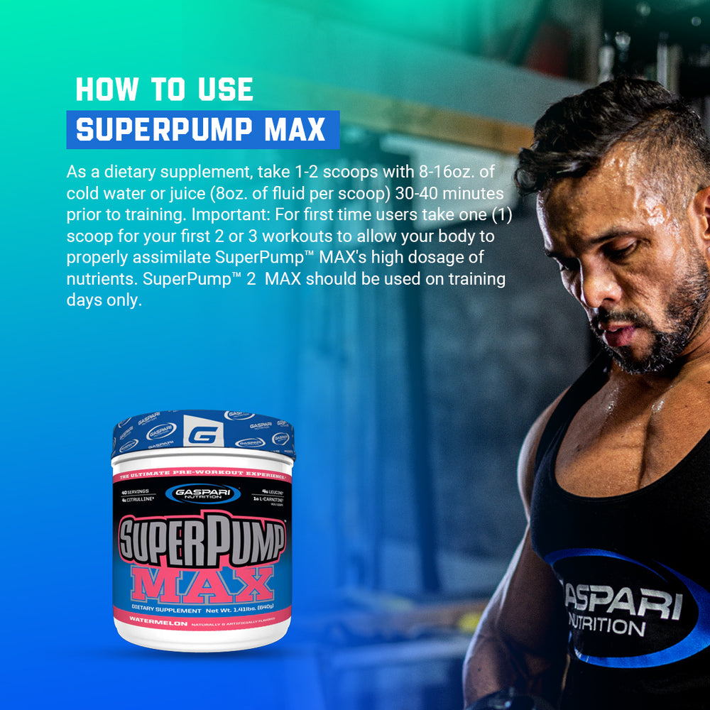 Pre-Workout SuperPump Max | Power & Performance – Gaspari Nutrition